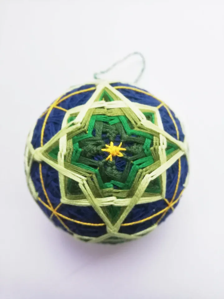 Temari ball Christmas tree toy $46.00 | Buy online with delivery