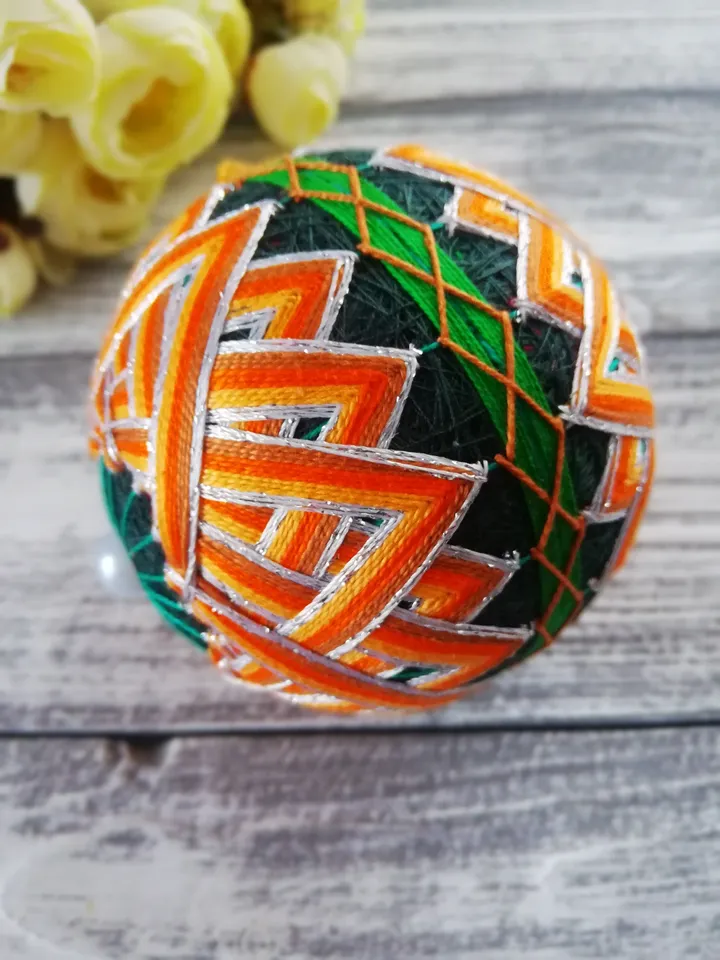 Temari ball Christmas tree toy $52.00 | Buy online with delivery