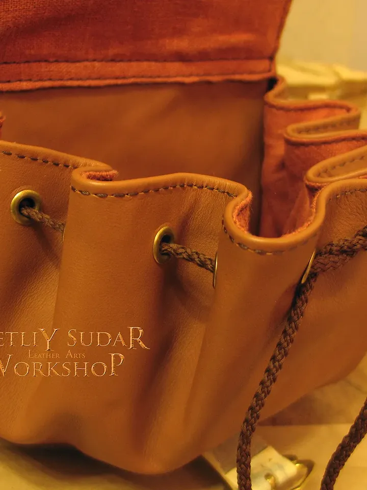 Leather Hobbit's Backpack (inspired Bilbo Baggins) design 2013 / LOTR ...