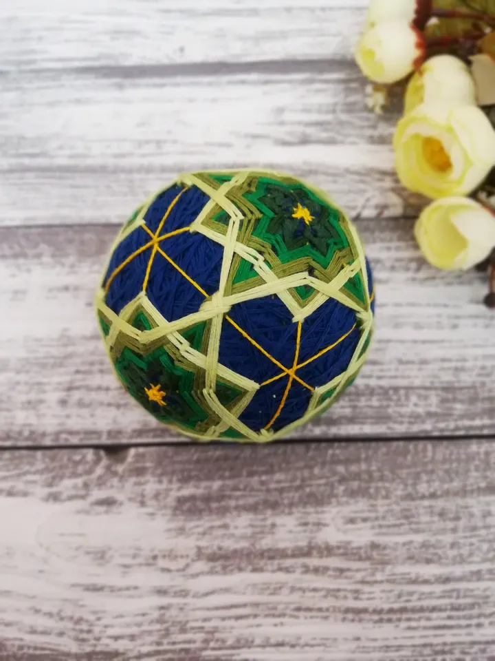 Temari ball Christmas tree toy $46.00 | Buy online with delivery