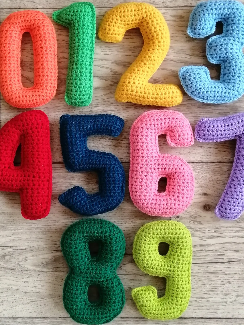 Plushie Numbers 0-9 Big Soft Numbers for Kids Learning Safe Toys Gift ...