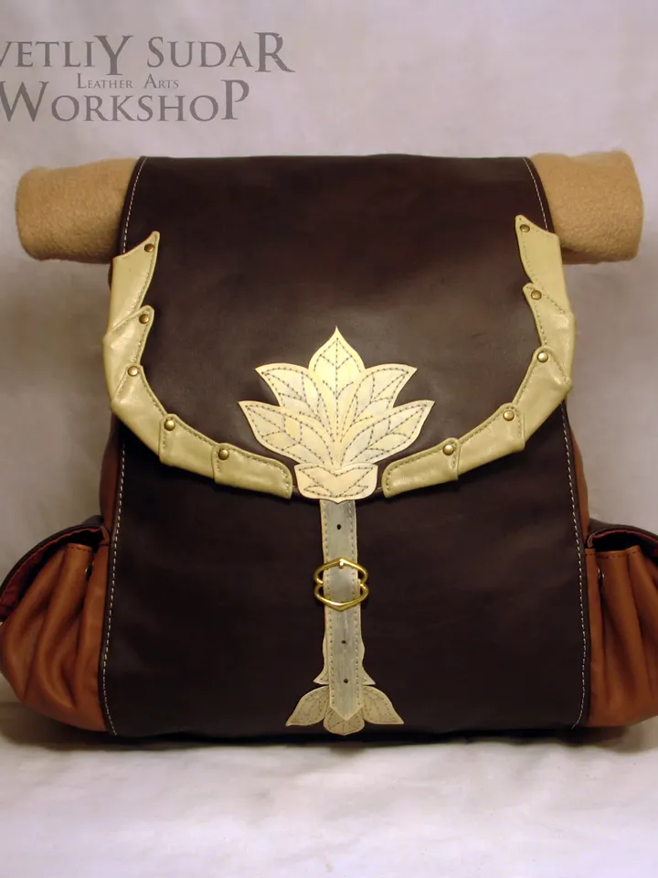 Leather Hobbit's Backpack (inspired Bilbo Baggins) design 2013 / LOTR ...