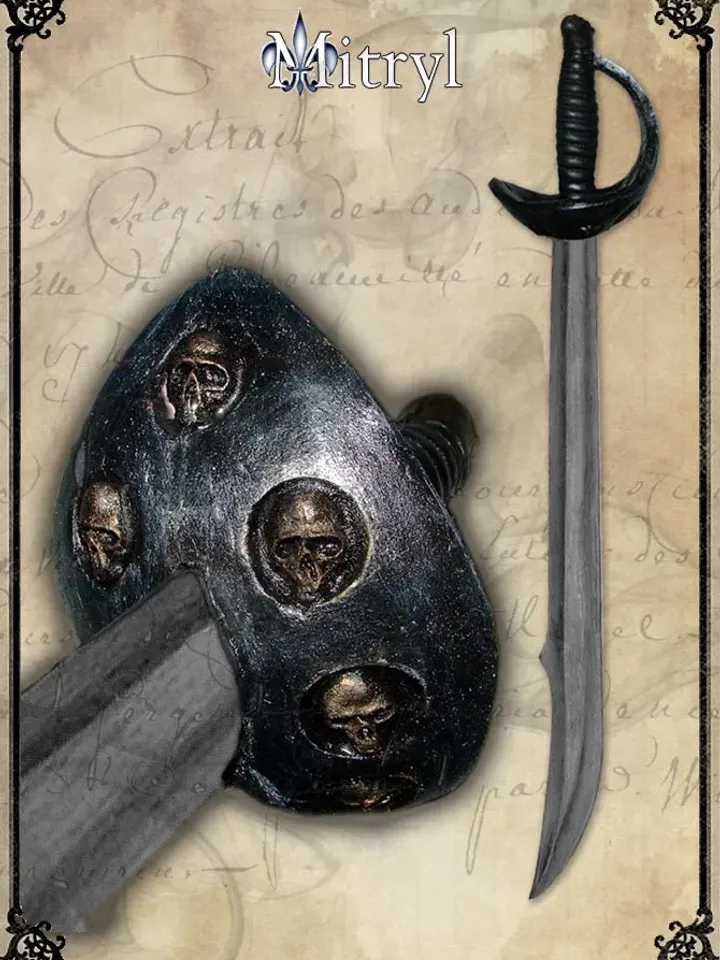 7 skulls foam LARP sword for live action role playing or cosplay. *TAX ...