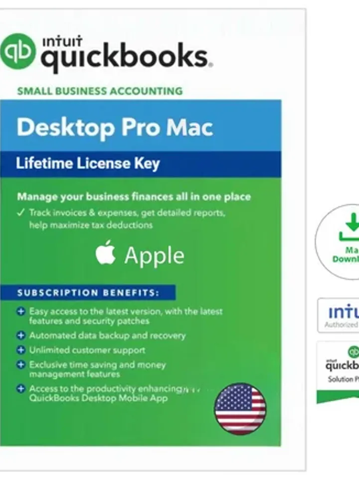QuickBooks Desktop Pro 2024 Mac Lifetime License $89.00 | Buy online with delivery