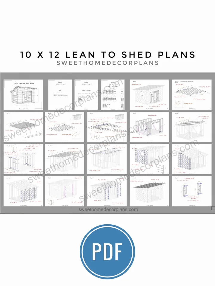 Backyard 10 x 12 shed plans pdf. Diy lean to shed plans. Garden wooden ...