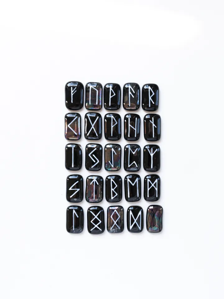 Runes set, Runes Stones, Divination Tools, Witchcraft Supplies and ...