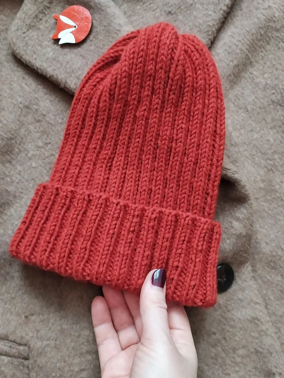 Ribbed Knit Hat knitting pattern pdf digital file $4.00 | Buy online ...