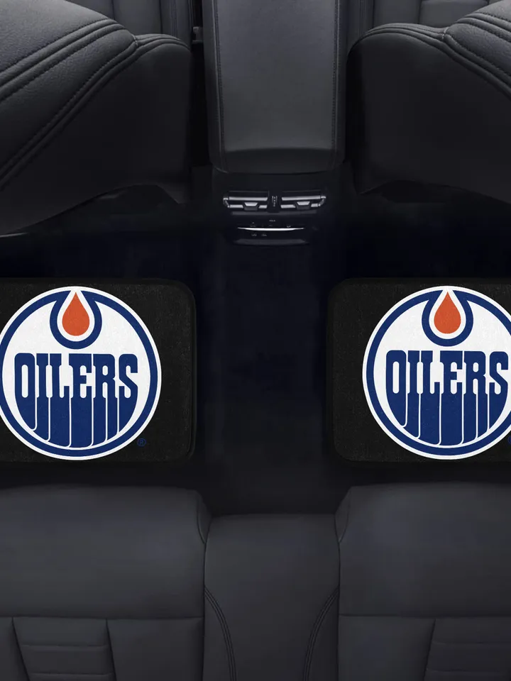 Edmonton Oilers Back Car Floor Mats Set of 2 $54.00 | Buy online with ...