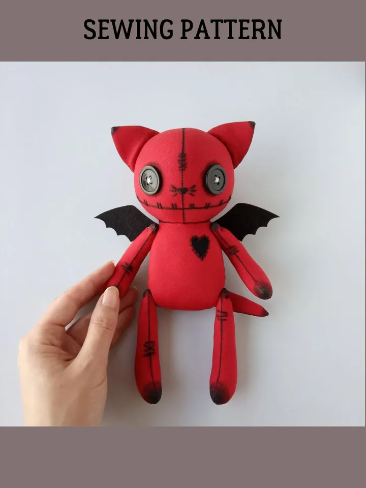 Voodoo Animals Sewing Pattern (2sizes) $10.90 | Buy online with delivery