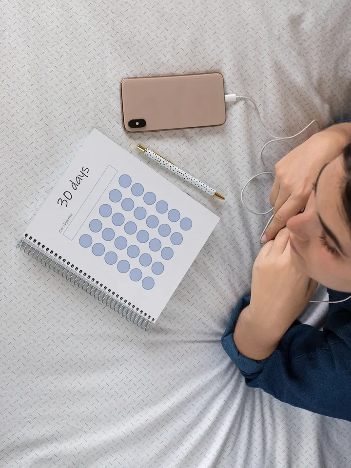 30 day Custom Tracker Printable Template, 30 day Tracker, Month ...