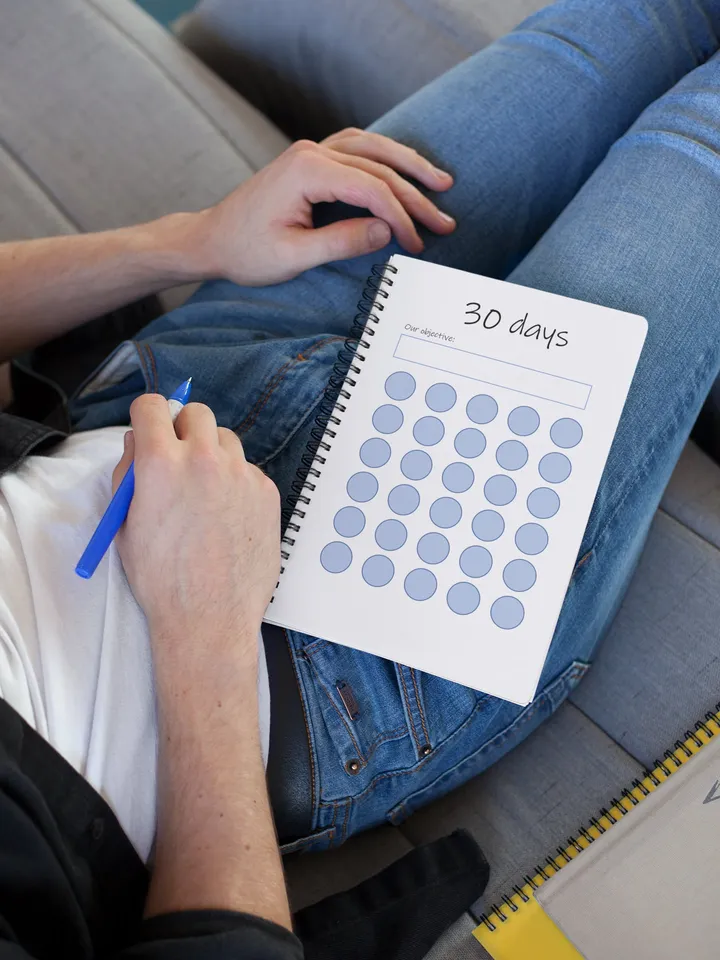 30 day Custom Tracker Printable Template, 30 day Tracker, Month ...