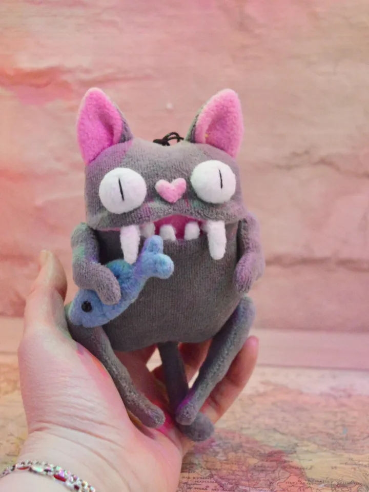Cat and Fish Toy Sewing Pattern — DIY Fleece Plush (PDF) $8.00 | Buy ...