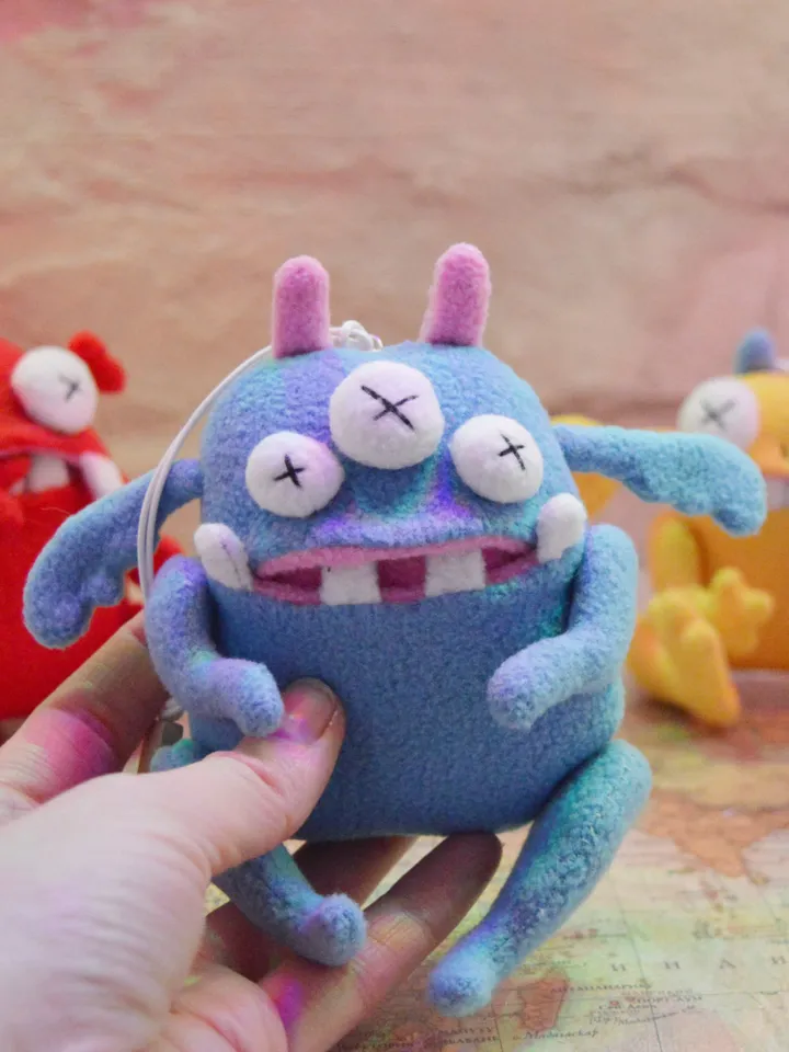 Three-Eyed Monster Toy Sewing Pattern – DIY Fleece Plush (PDF) $5.00 ...
