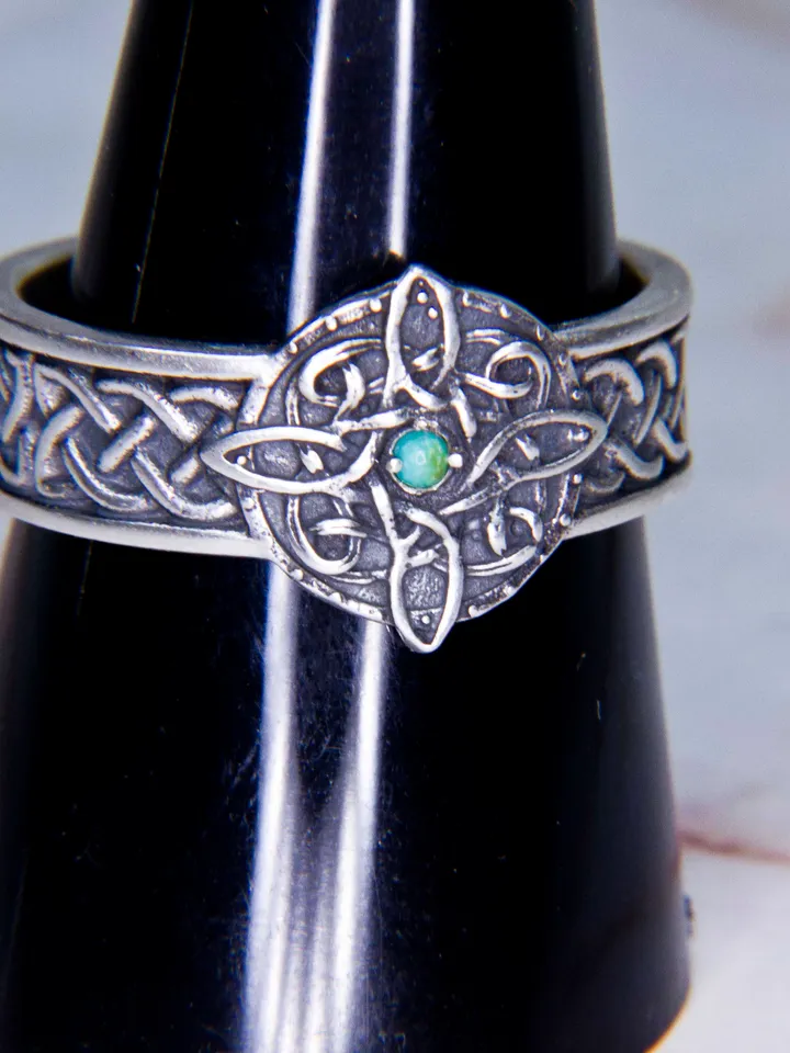 German Silver Ring of Mara / Unusual wedding ring / Celtic ring / Skyrim ritual ring / The Elder ...