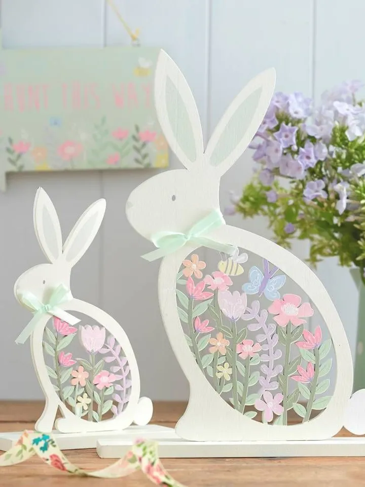 Digital Template Cnc Router Files Cnc Easter Bunny Files for Wood Laser ...