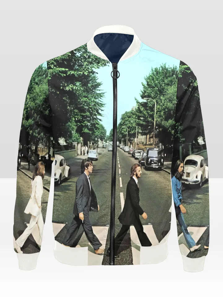 The Beatles Abbey Road Bomber Jacket $79.97 | Buy online with delivery