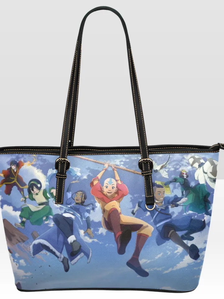 Avatar Last Airbender Leather Tote Bag