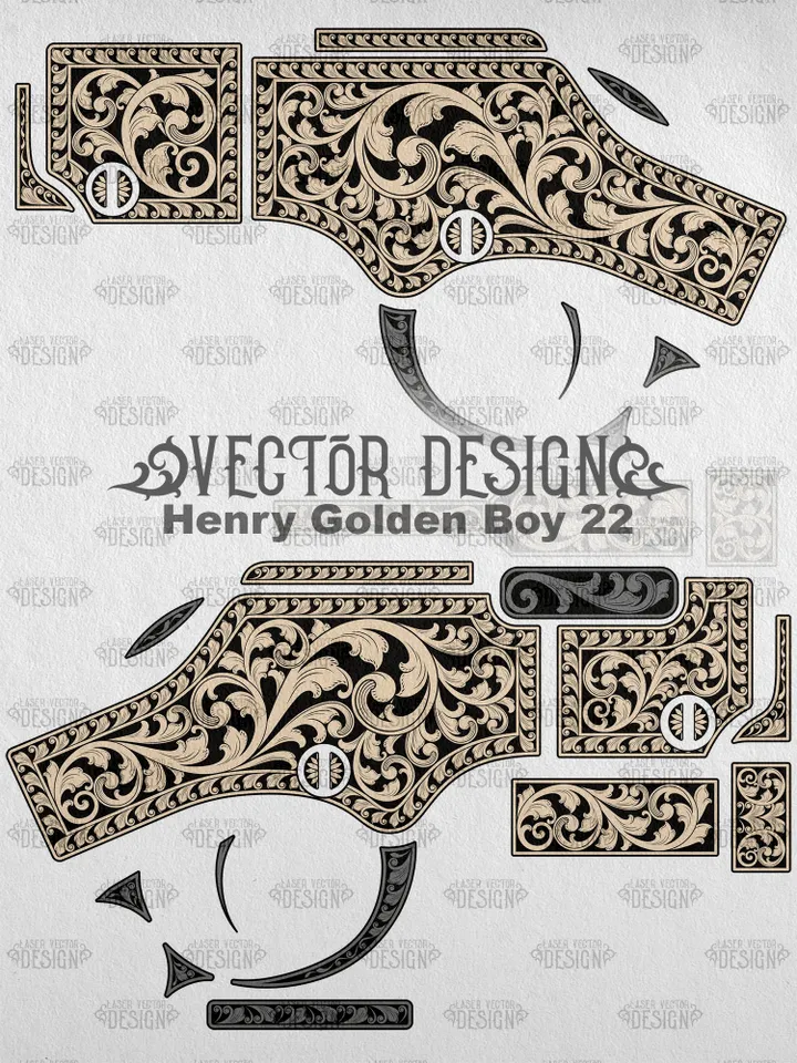 VECTOR DESIGN Henry Golden Boy 22 Scrollwork