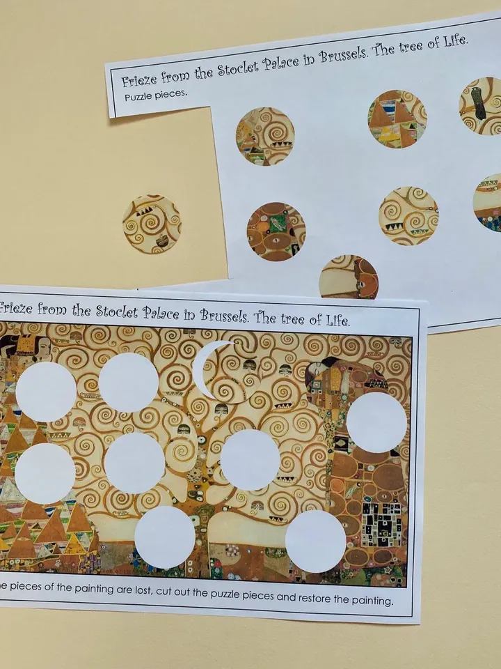 Digital material Gustav Klimt $4.50 | Buy online with delivery