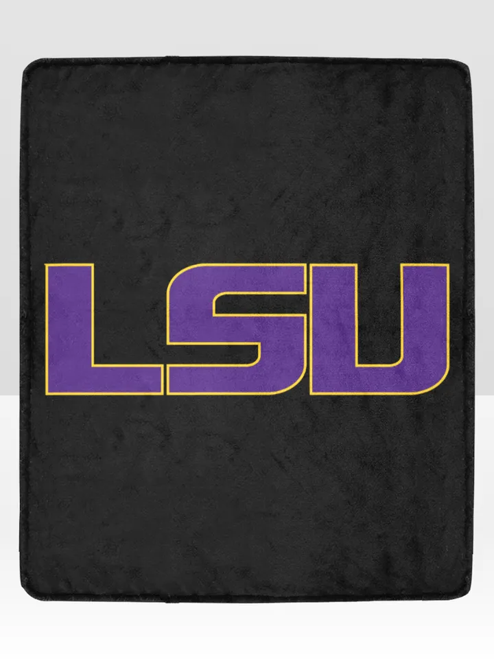 LSU Blanket Lightweight Soft Microfiber Fleece $48.00 | Buy online with ...