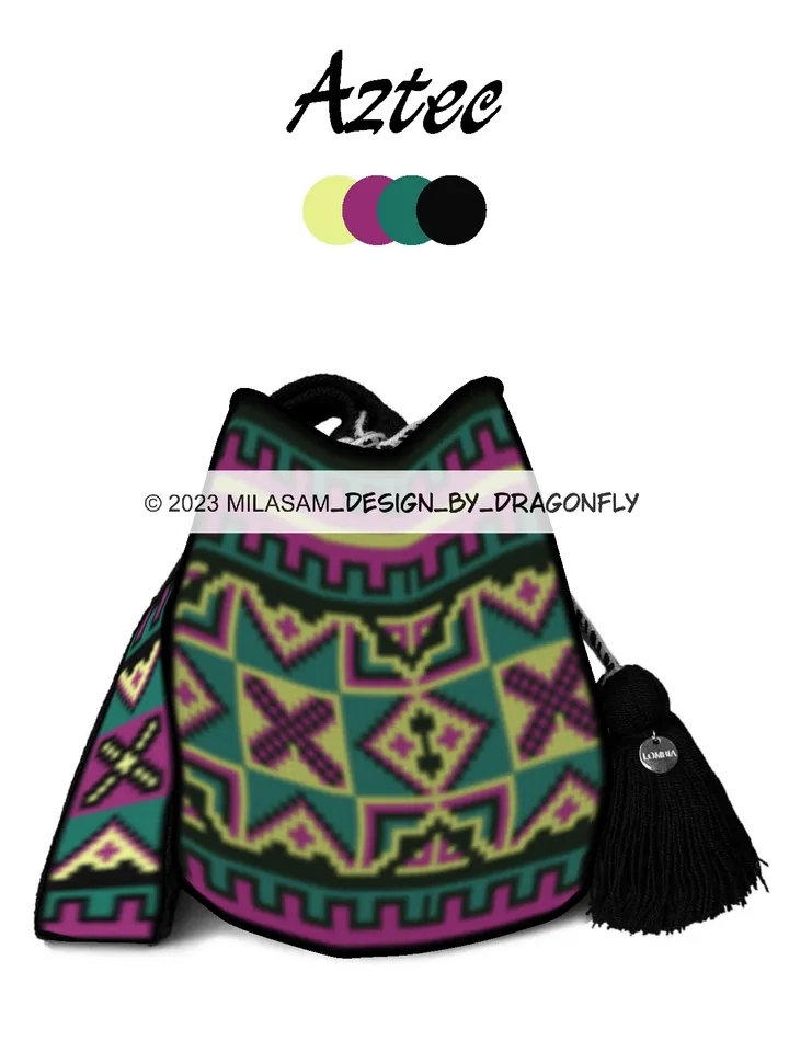 PATTERN: Tapestry crochet bag / wayuu mochila bag / Aztec 1 $3.50 | Buy ...