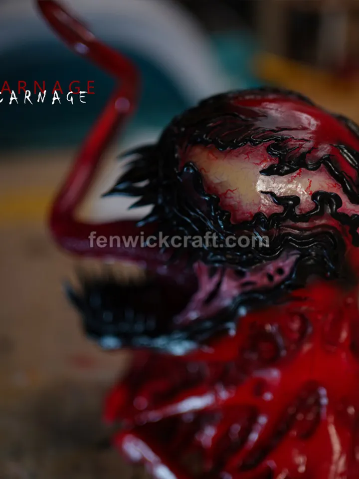 Large - Carnage Head Figurine $320.00 | Buy online with delivery