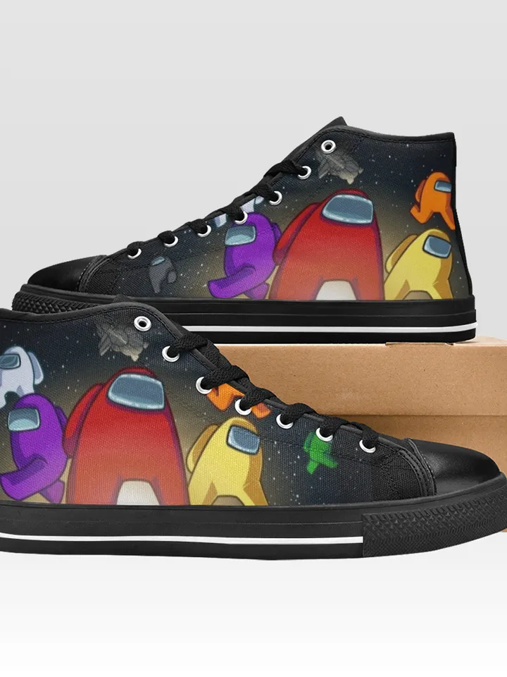 You Look Sus Shoes, High-Top Sneakers, Handmade Footwear $72.00 | Buy ...