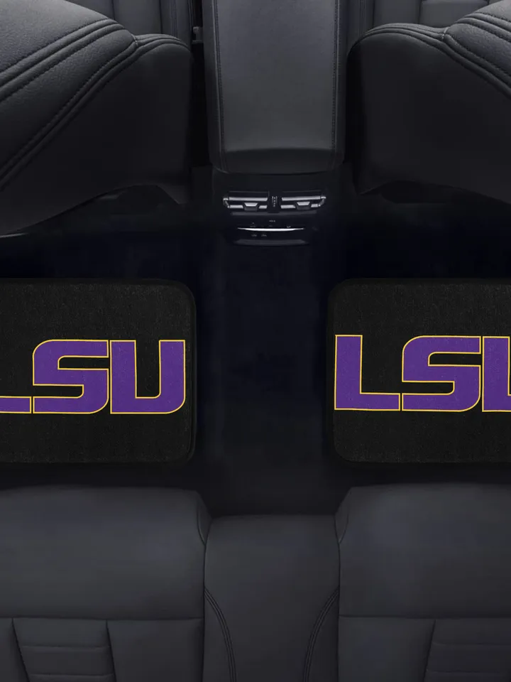 LSU Tigers Back Car Floor Mats Set of 2 $54.00 | Buy online with delivery