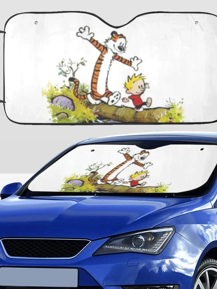 Calvin and Hobbes Car SunShade