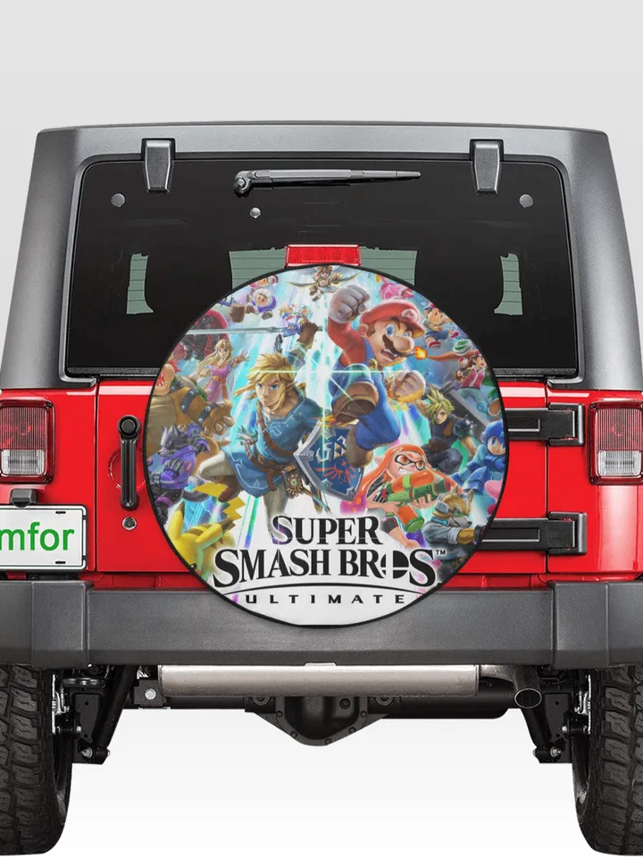 Super Smash Bros Tire Cover $60.00 | Buy online with delivery