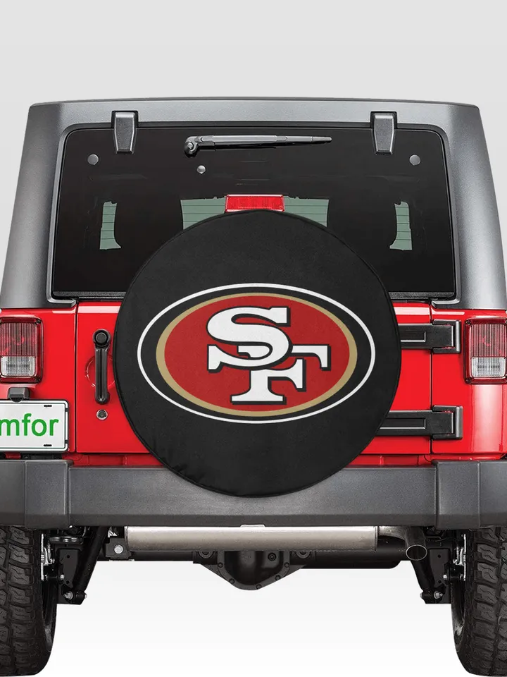 San Francisco 49ers Tire Cover $44.97 | Buy online with delivery