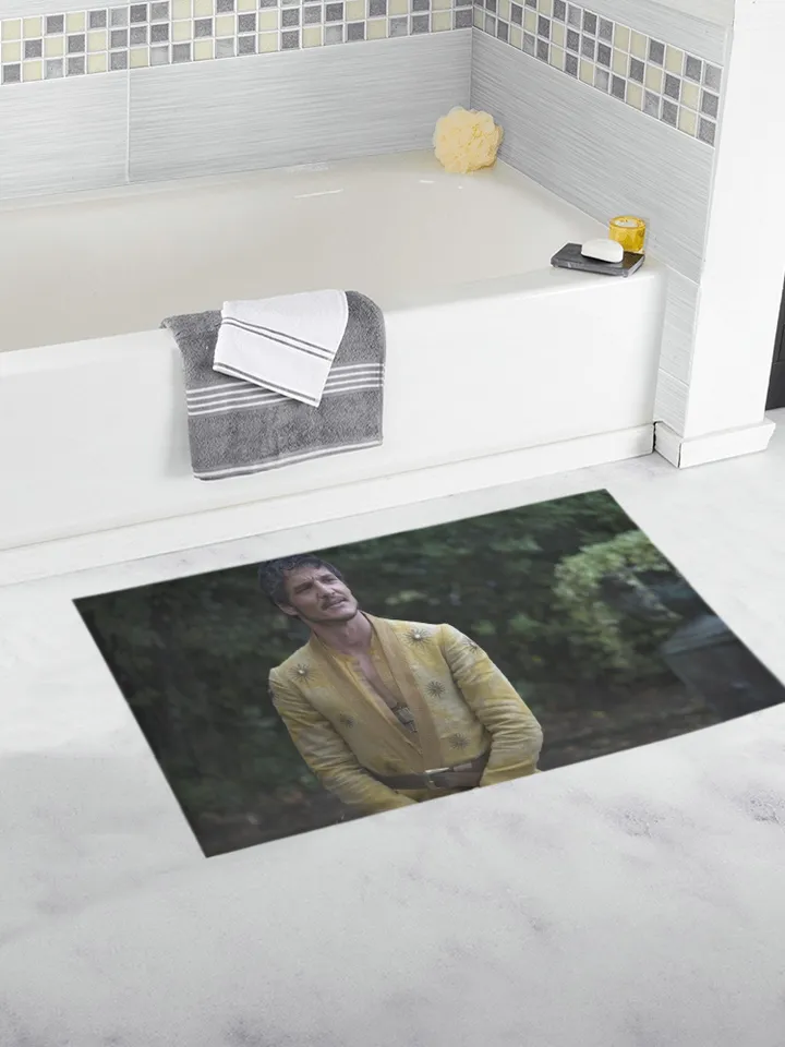Pedro Pascal Bath Mat, Bath Rug $45.00 | Buy online with delivery
