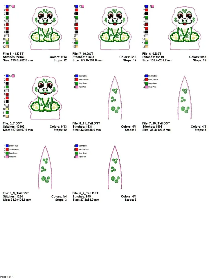 Dinosaur Stuffed Toy In The Hoop ITH Pattern plush Toy digital design ...