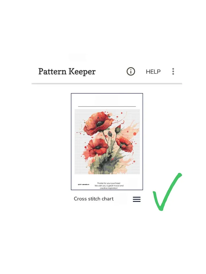 Cross stitch pattern Poppies / cross stitch pattern flower / cross ...