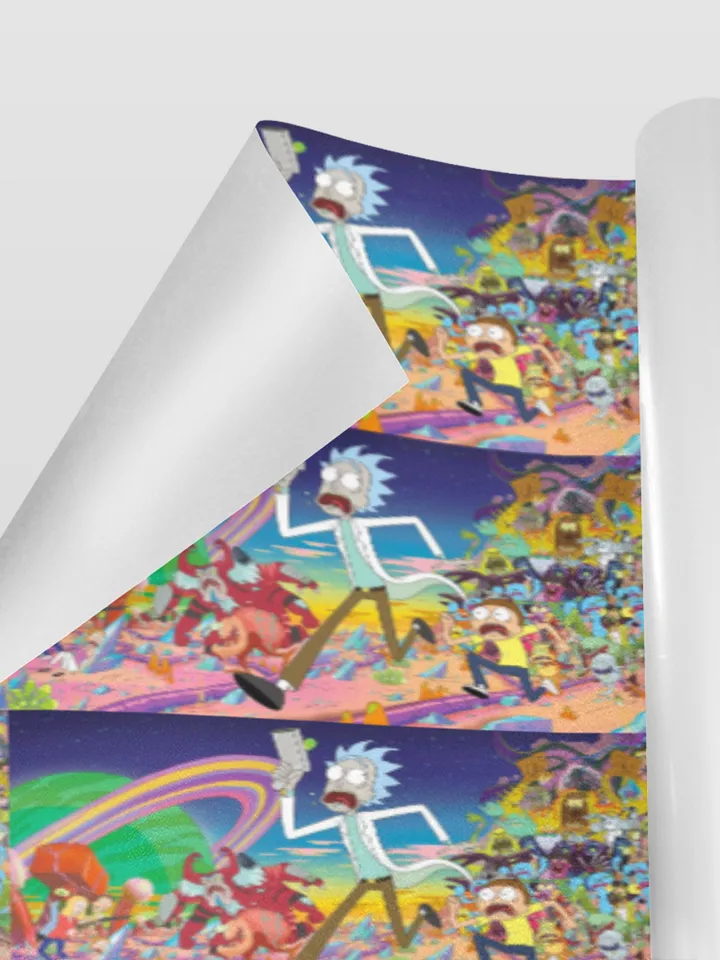 Rick And Morty Gift Wrapping Paper 58"x 23" (1 Roll) $24.97 | Buy online with delivery