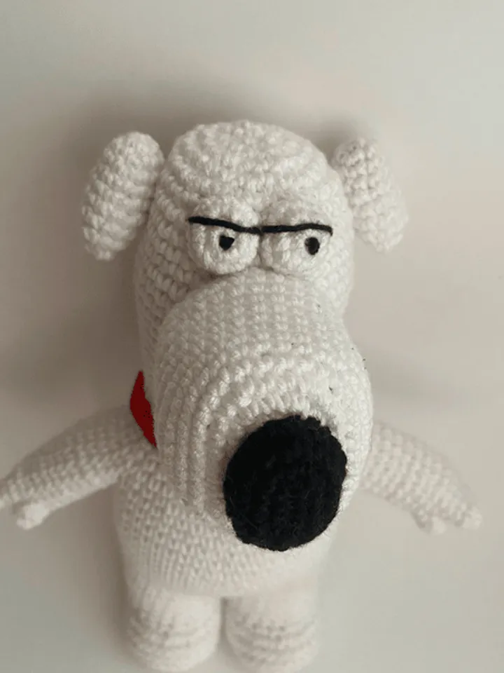 Brian and Stewie Family Guy PDF crochet pattern amigurumi