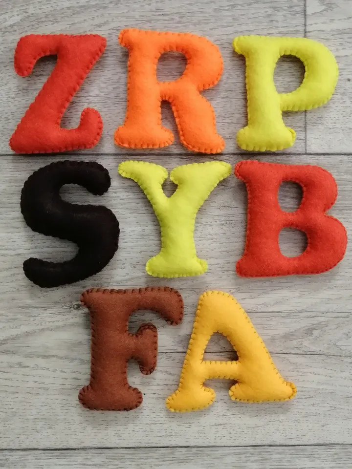Soft English Alphabet for kids Felt Letters ABC Learning Letters Baby ...