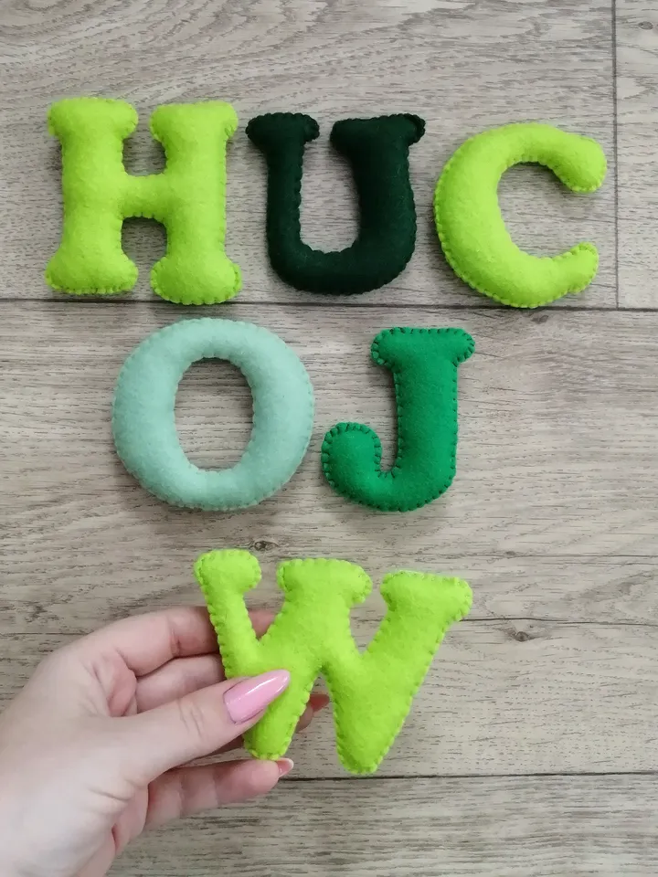 Soft English Alphabet for kids Felt Letters ABC Learning Letters Baby ...