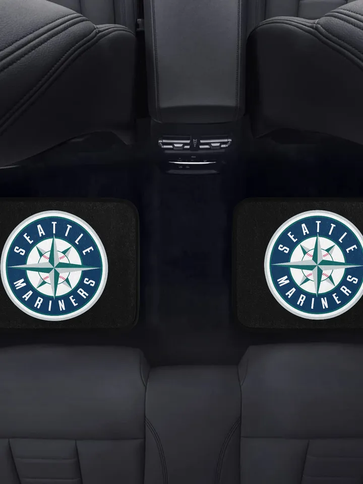 Seattle Mariners Back Car Floor Mats Set of 2 $54.00 | Buy online with ...