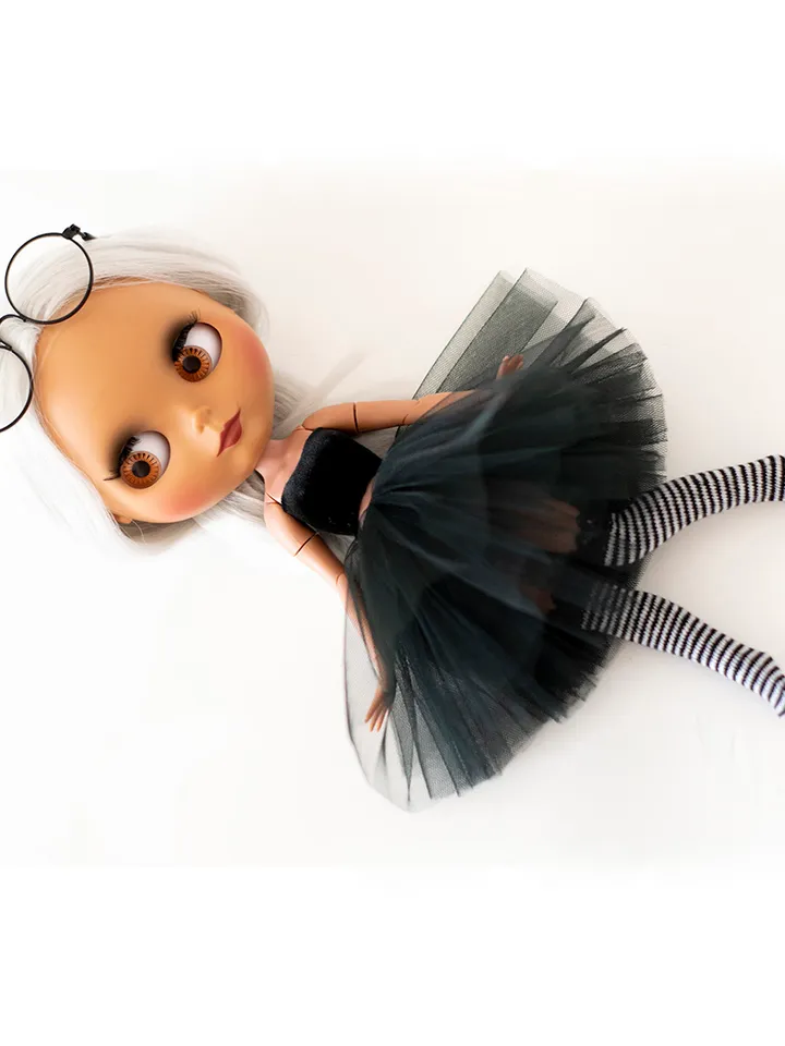 Halloween outfit for Blythe doll, Icy doll, Pullip, black set doll ...