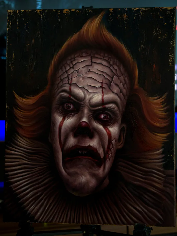 Oil painting Pennywise the Dancing Clown It $560.00 | Buy online with ...