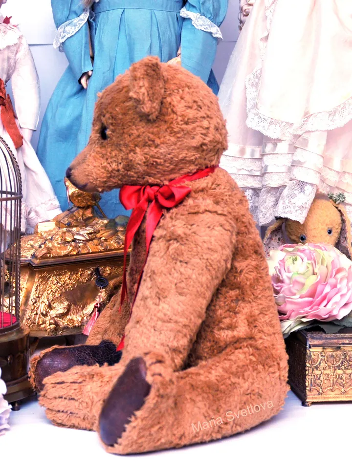 PDF Pattern Early Antique Teddy Bear Sewing E-Pattern 18" (45cm) Artist ...