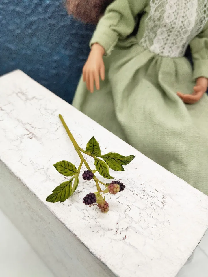Miniature blackberry branch 1/6 scale Freeshipping $22.00 | Buy online ...