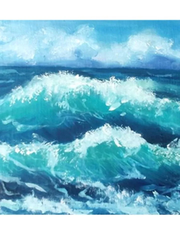 Destin Painting Florida Original Art Henderson Beach Wall Art Sunshine ...