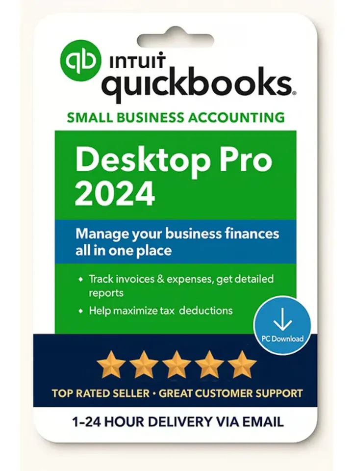 Intuit QuickBooks Desktop Pro 2024 Lifetime License Subscription $115. ...