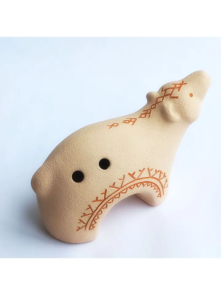 Ocarina "Polar bear" / pentatonic $95.00 | Buy online with delivery