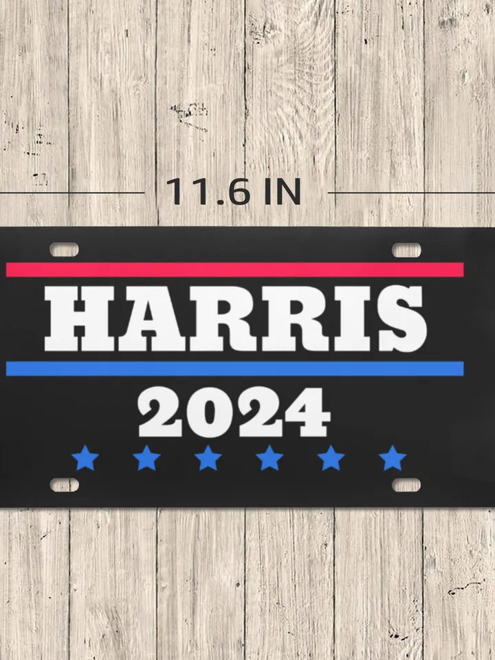 Kamala Harris 2024 License Plate $36.00 | Buy online with delivery