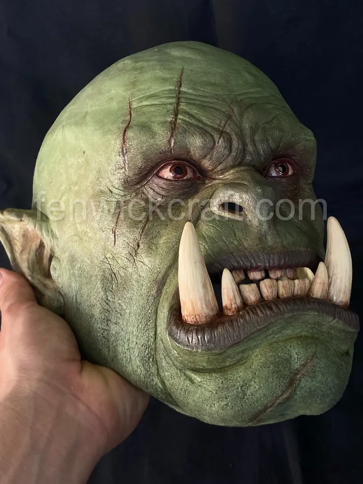 Green Orc - Cosplay Mask / World of Warcraft $470.00 | Buy online with ...