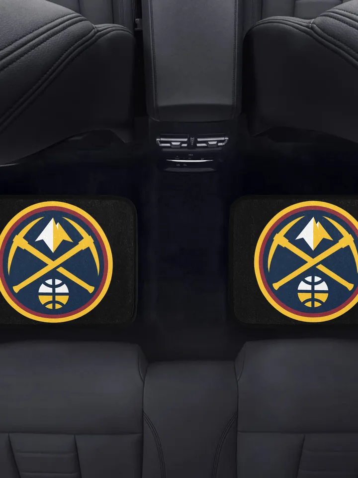 Denver Nuggets Back Car Floor Mats Set of 2