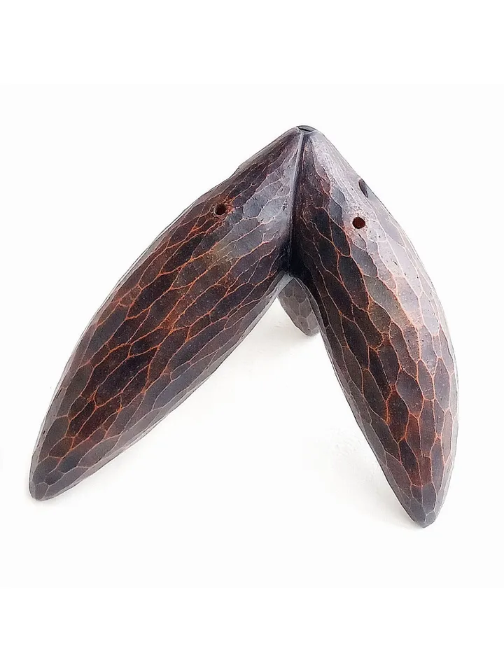 Triple chamber flute "Forest meditation"/ ceramic musical instrument ...